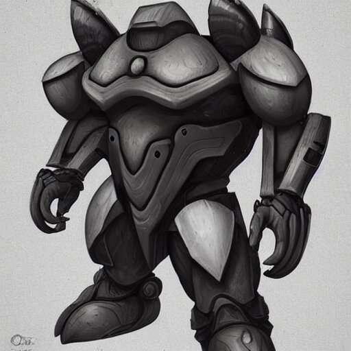 Lexica - Anthromorphic humanoid tank in the style of powered armor ...