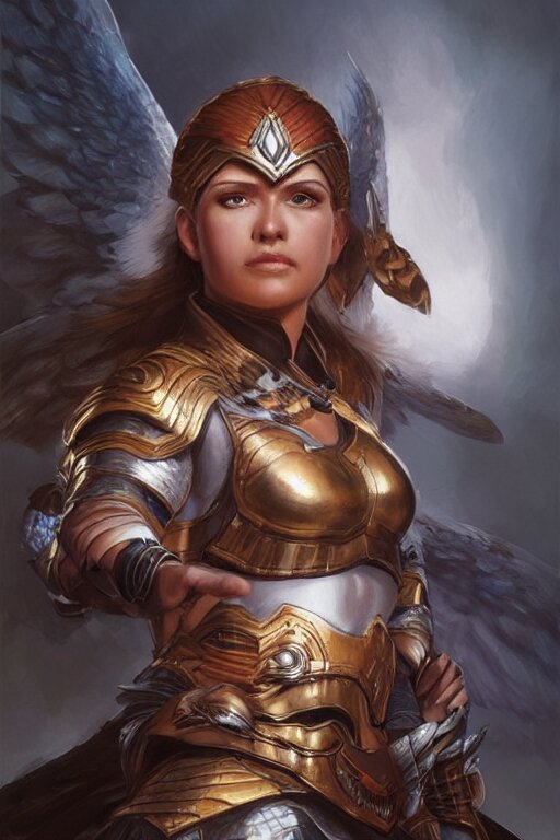 Lexica - Amazon valkyrie athena, d & d, fantasy, portrait, highly ...