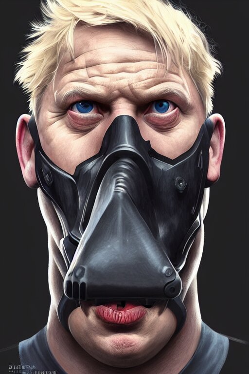 Lexica - Boris Johnson as a Bane from Dark Knight, Boris Johnson ...