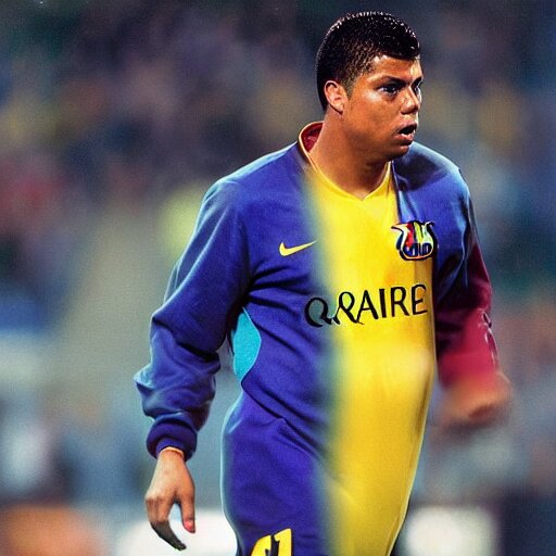 Lexica - Ronaldo nazario fenomeno from fc barcelona, photograph by mark ...