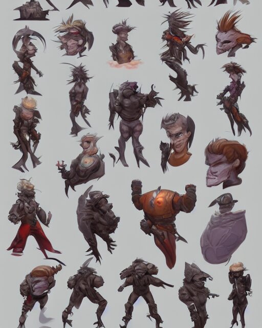 Lexica - Character design by antonin herelle, trending on artstation