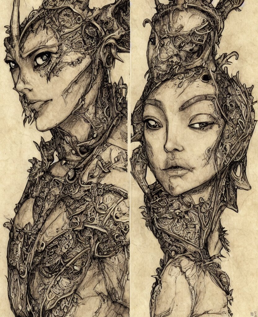 fantasy, symmetrical beautiful human face, front view, female hu ...