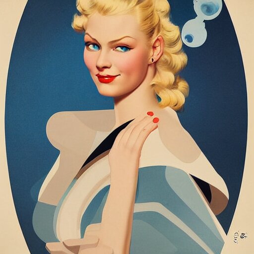 Lexica - Portrait of beautiful girl with blond hair and blue eyes ...