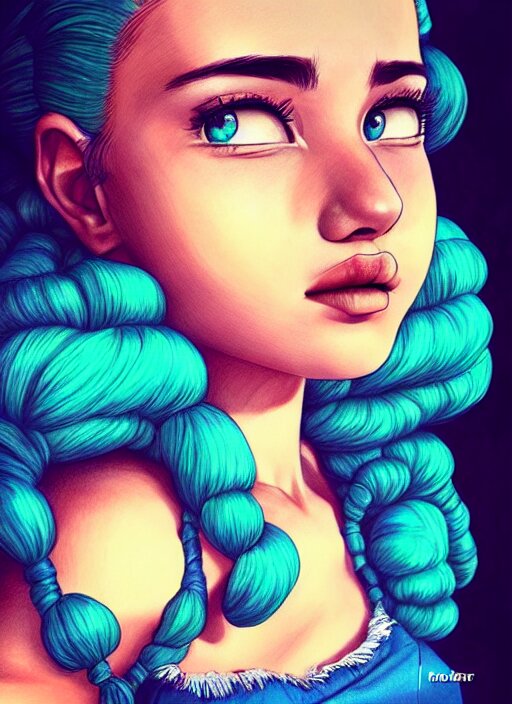 Lexica - Highly detailed portrait of bulma, photographic realistic ...