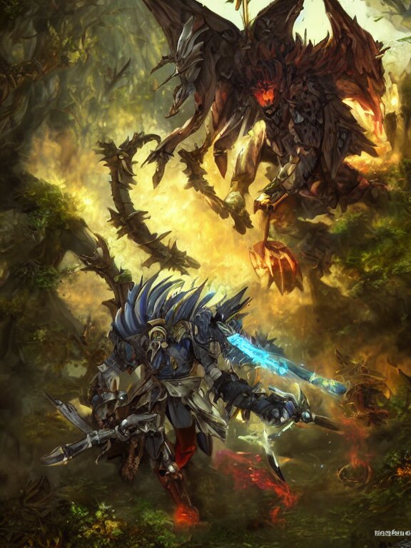 Lexica - Fire emblem beast in the woods, highly detailed, digital art ...