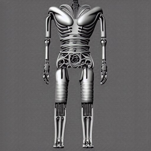 Lexica - “ full body full height, elegant h. r. giger cyborg, default ...