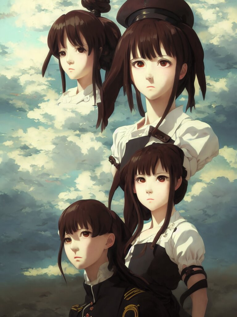 Lexica - Baroque oil painting anime key visual full body portrait ...