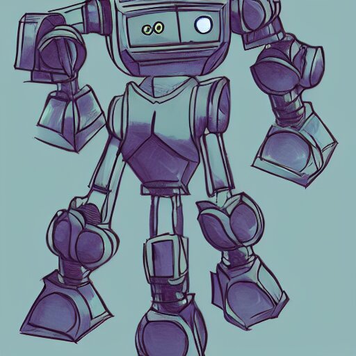 Lexica - Robot wizard, concept art