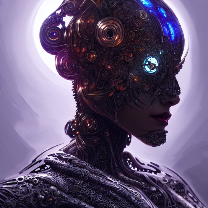 Lexica - Organic cyborg, diffuse lighting, fantasy, intricate, elegant ...