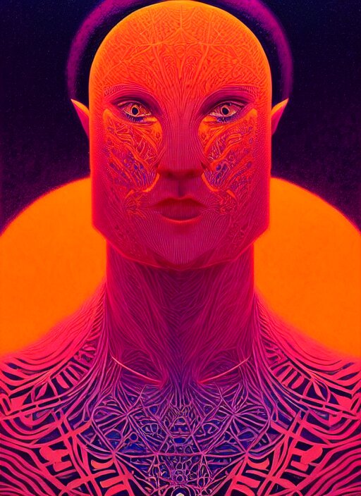 Lexica - Symmetry!! stunning portrait of kartos!! by victo ngai, kilian ...