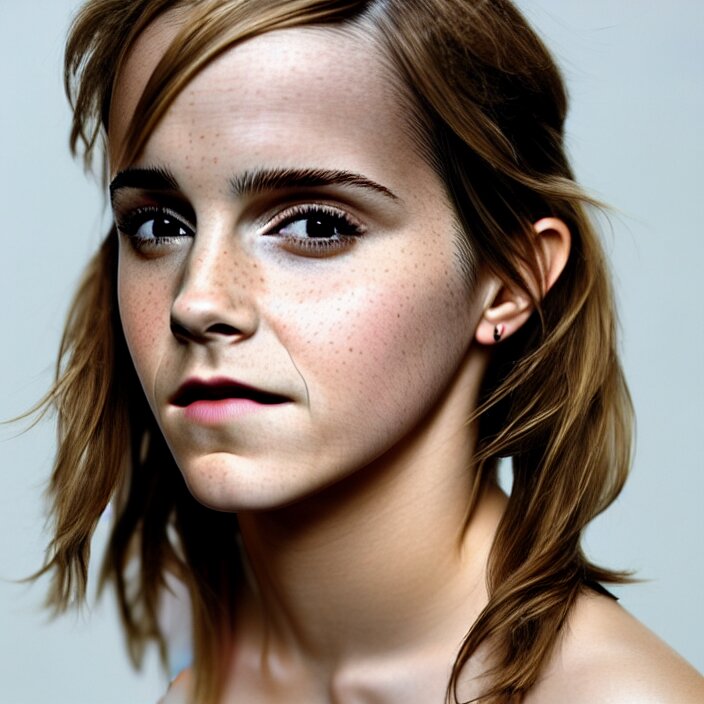 Lexica - Emma watson, left shoulder towards the camera 4 0 degrees ...