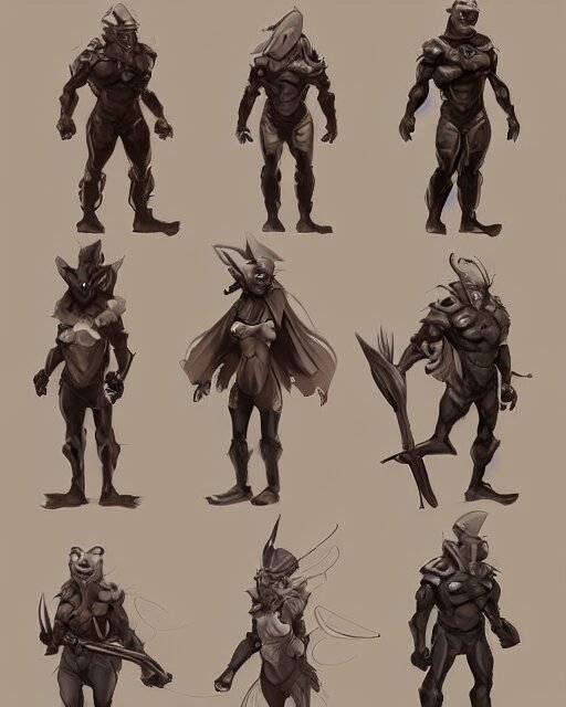 Lexica - Character design by antonin herelle, trending on artstation