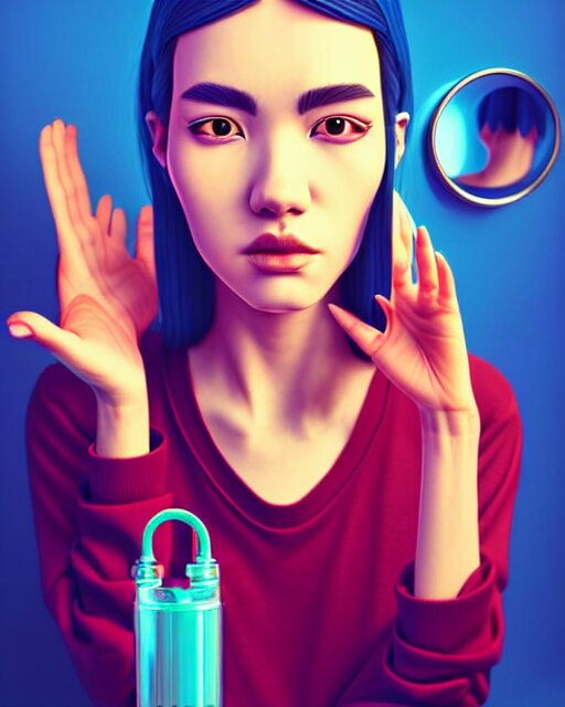 Lexica - Richly detailed color illustration of a fiending-addict ...