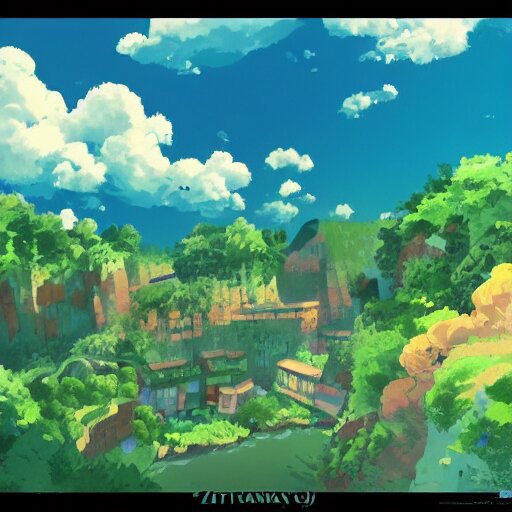 Lexica - Tour Zamansky in the style of studio ghibli, beautiful ...