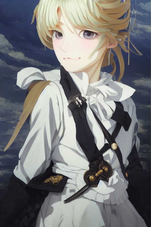 Lexica - Baroque oil painting anime key visual full body portrait ...