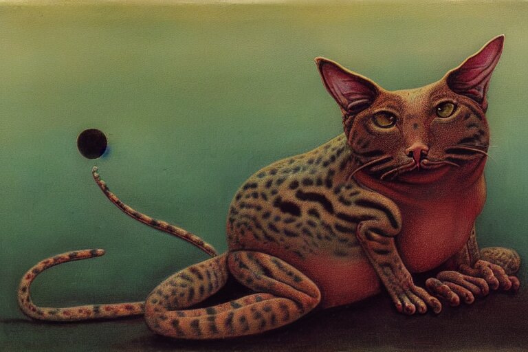 Lexica - Painting of hybrid cat and ( ( ( ( ( frog ) ) ) ) ) fused ...