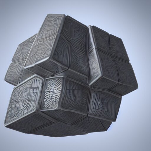 Lexica - Product rendering for a mystical ethereal cube, alien ...
