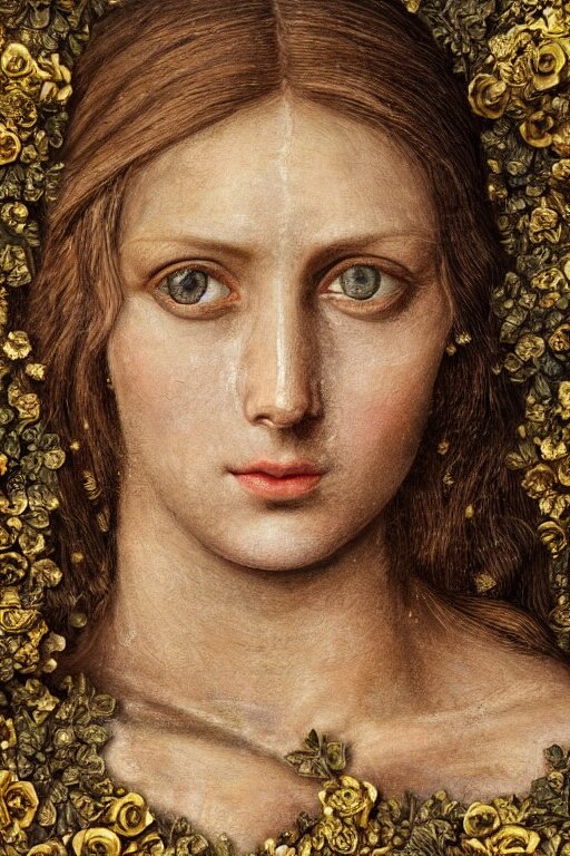 Lexica - Hyperrealism close - up mythological portrait of a beautiful ...