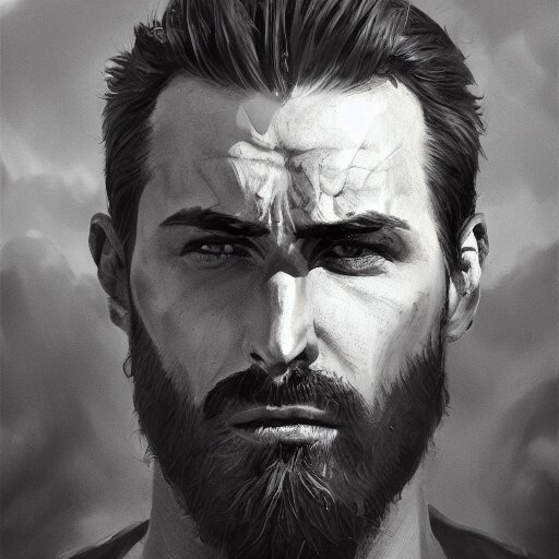 Lexica - A beautfiul award winning commission portrait of gigachad ...