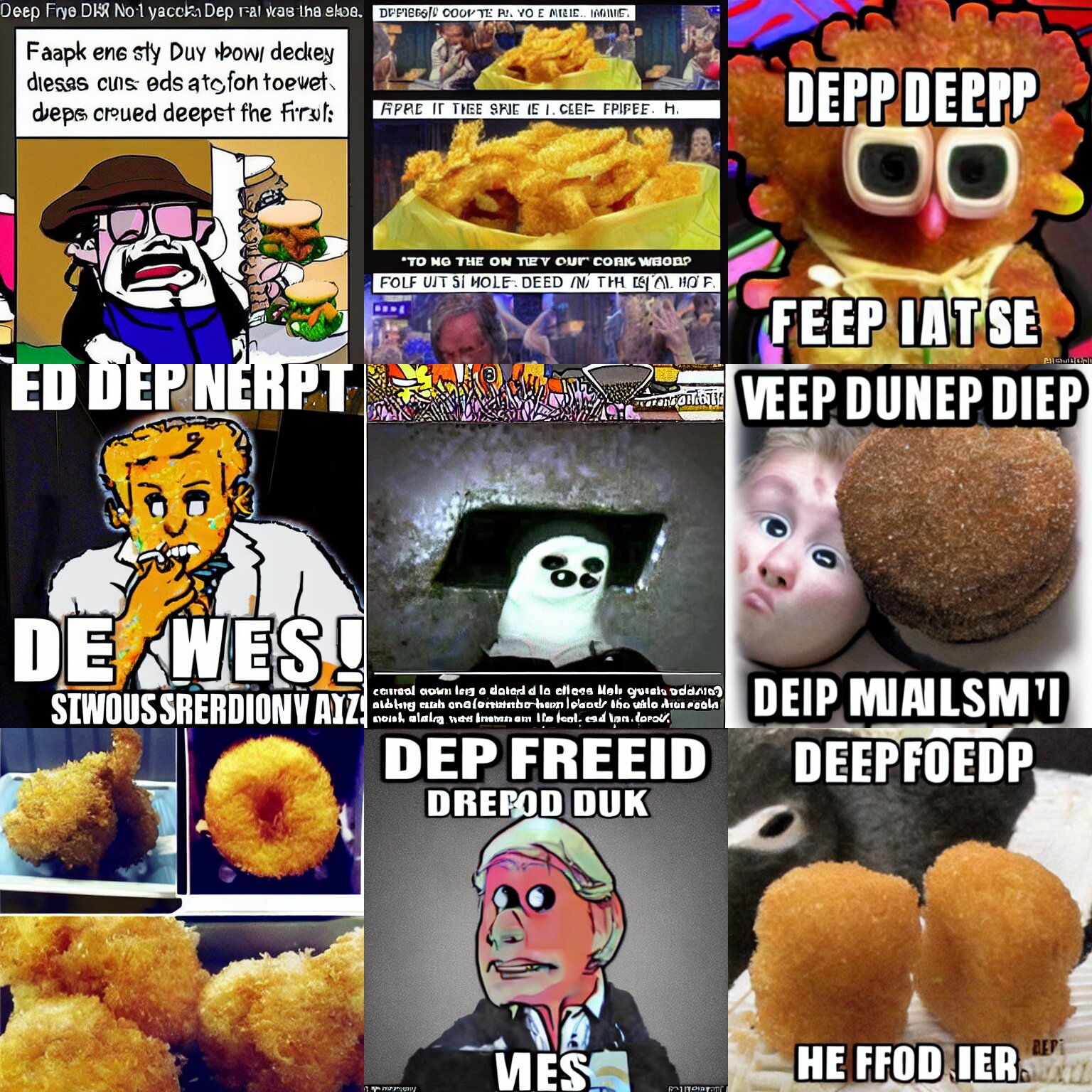 Lexica - Deep fried dank meme