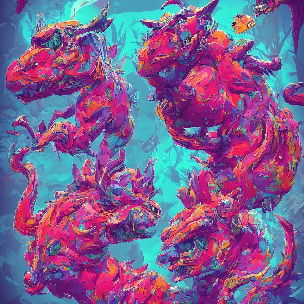Lexica - 3D romantic cute animal hyperbeast by Brock Hofer digital art ...