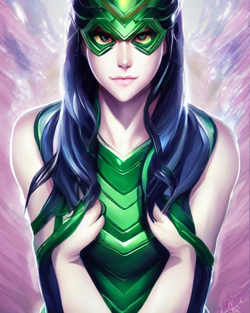 Lexica - Female Loki anime character beautiful digital illustration ...