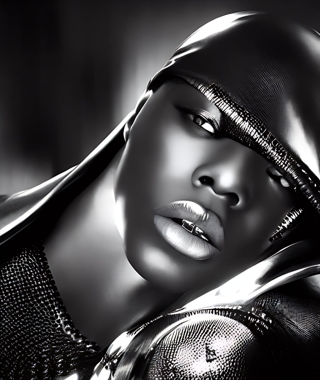 Lexica - Hyper realistic medium shot photograph of a black-skinned ...