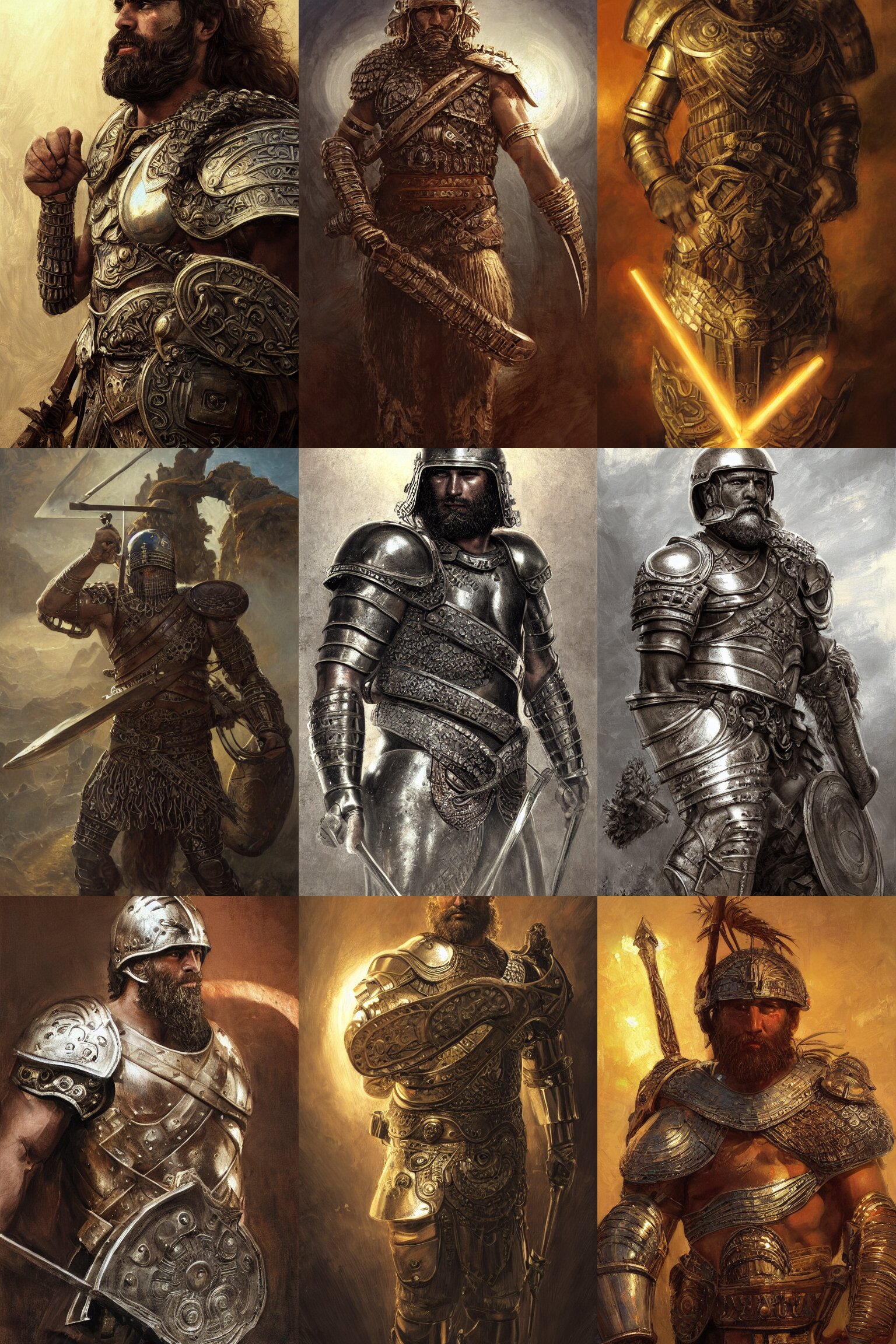 Lexica - Portrait of greek hoplite in armor, posing ultra realistic ...