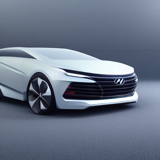 Hyundai angular concept car, 3d render, unreal engine 5, octane ...