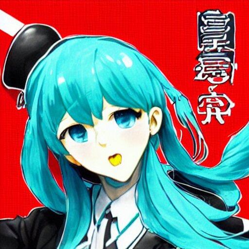 Lexica - Art of the Hatsune Miku in the style of Soviet posters ...