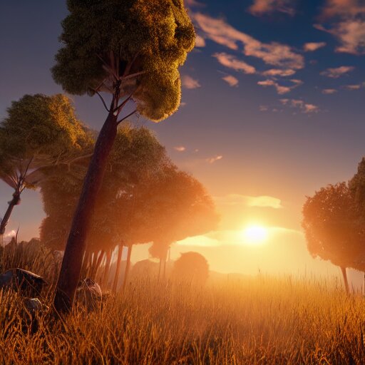 Lexica - The setting sun, unreal engine 5