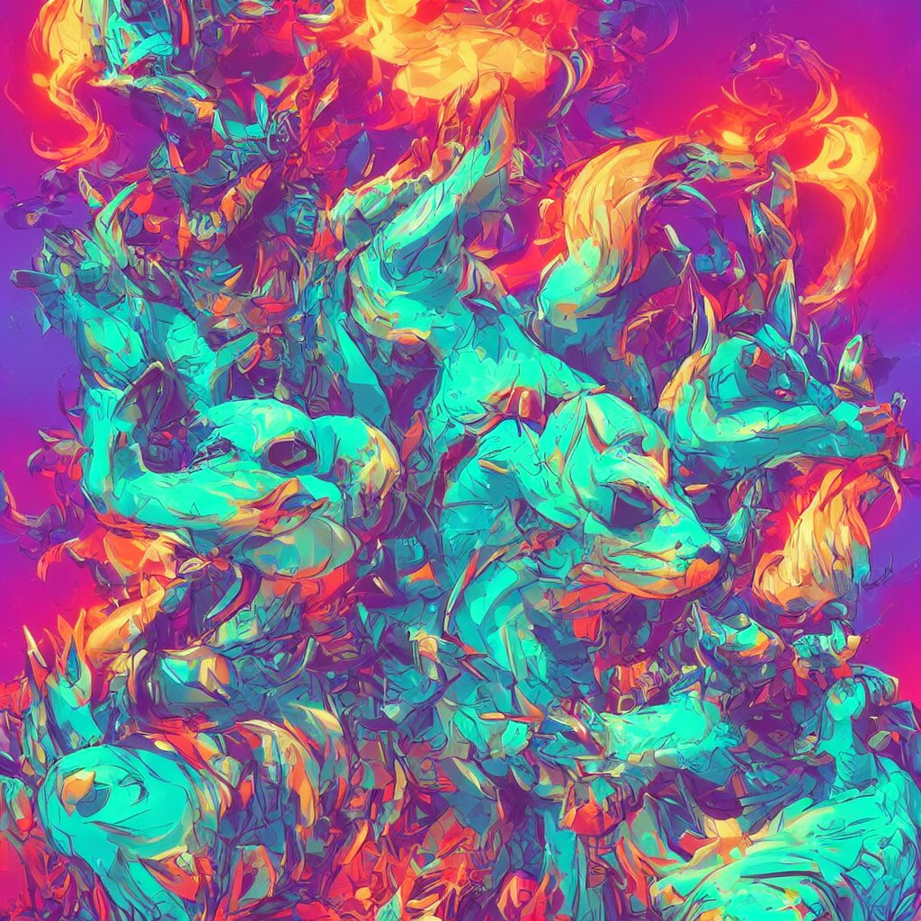 Lexica - 3D romantic cute animal hyperbeast by Brock Hofer digital art ...