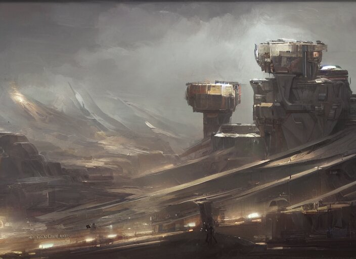 Lexica - Science fiction industrial hard science concept art, concept ...