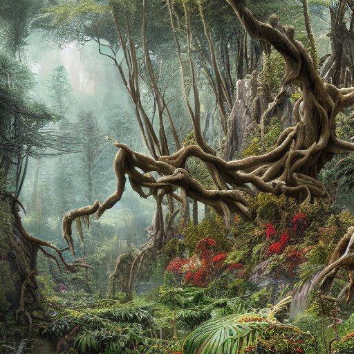 Lexica - A beautiful and highly detailed matte painting of a strange ...