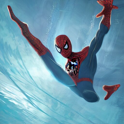 Lexica - Spiderman underwater, highly detailed, digital painting ...