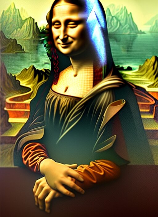 Lexica - Highly detailed portrait of Mona Lisa, Stephen Bliss, unreal ...