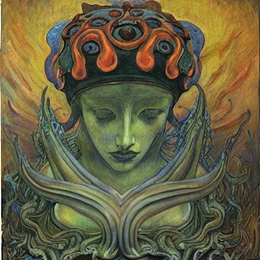 Lexica - The tentacle crown,by Annie Swynnerton and Diego Rivera ...