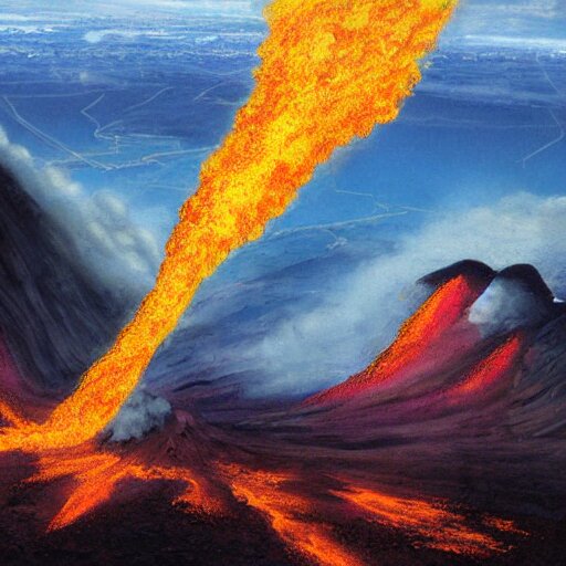 Lexica - Volcano, concept art, illustrated, highly detailed, high ...