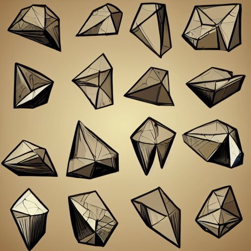 art style consisting of harsh highlights, strong contrasts, flat ...