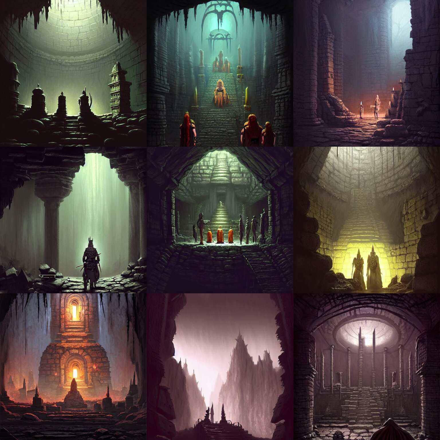 Underground Fantasy Temple