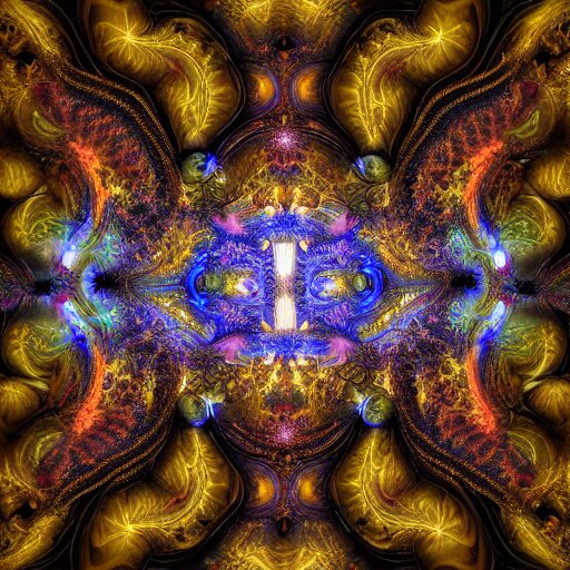 Lexica - A beautiful 3 d painting of a sprawling intricate fractal ...