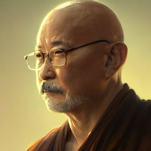 Lexica - Mr miyagi, portrait, intricate, detailed, volumetric lighting ...