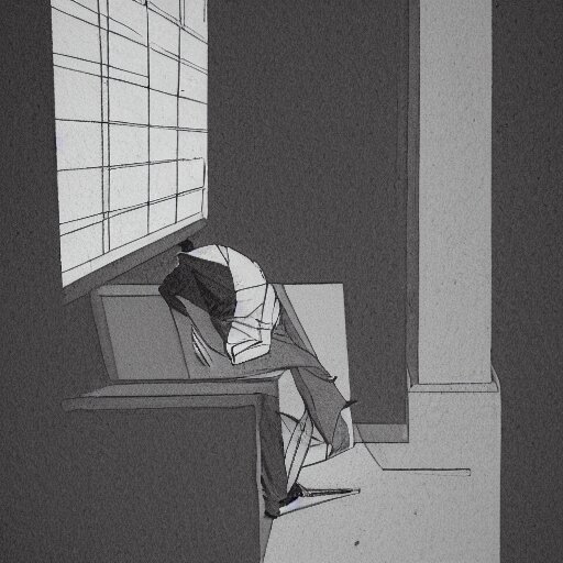 Lexica - Architectural portrait of an exhausted architect