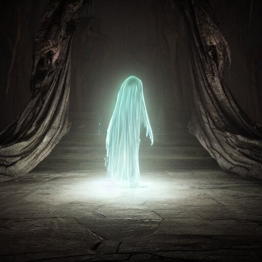 Lexica - A photo of glowing horror ghost demon poltergeist dementor, 8k ...