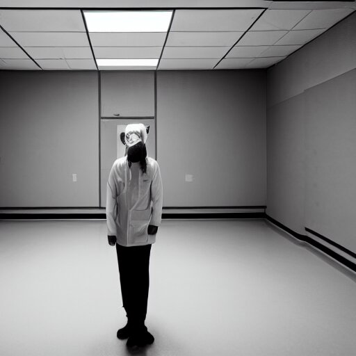 Lexica - A sad surgeon standing in an empty operating theater, award ...