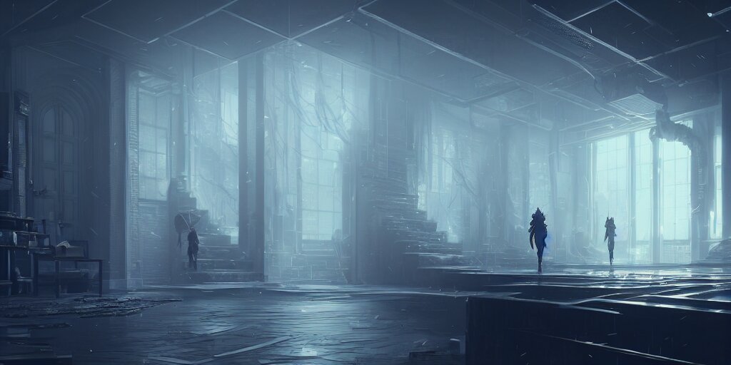Lexica - Isometric room of a room filled with beautiful! code vein in ...