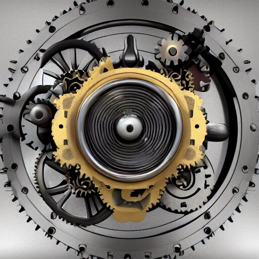 Lexica - Octane render of a mechanical wind-up steampunk cd player with ...