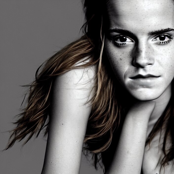 Lexica - Emma watson, left shoulder towards the camera 4 0 degrees ...