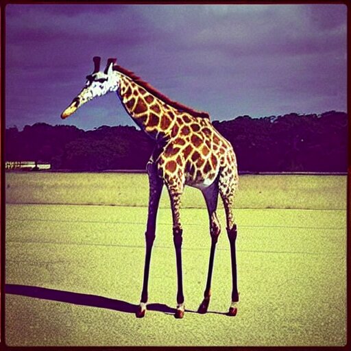 Lexica - “ extremely tall scary nightmare giraffe