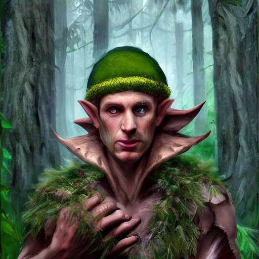 Lexica - Angry male elf druid in forest, dnd character, portrait, matte ...